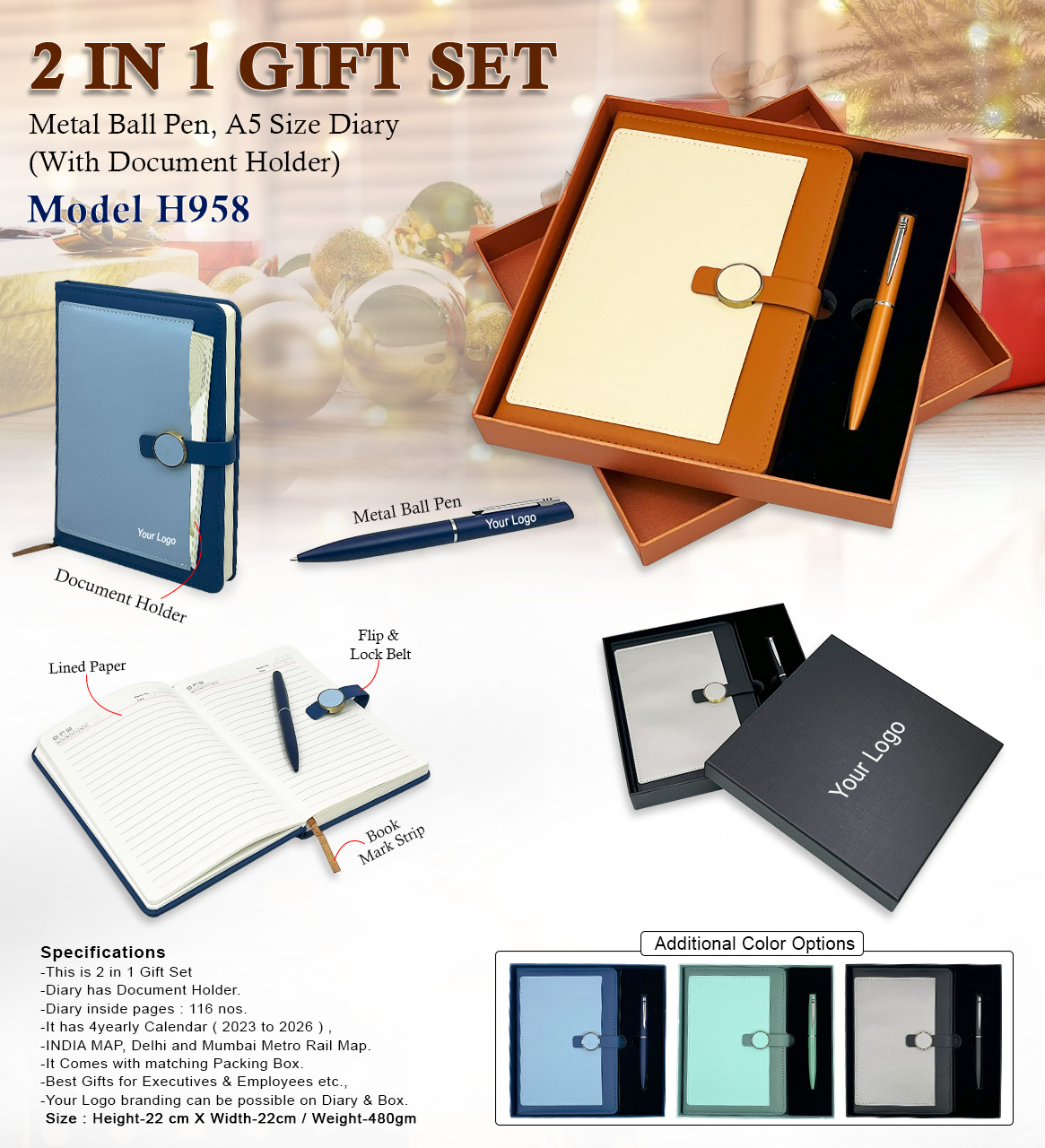 Diary gift set - Promo Inc. Ahmedabad